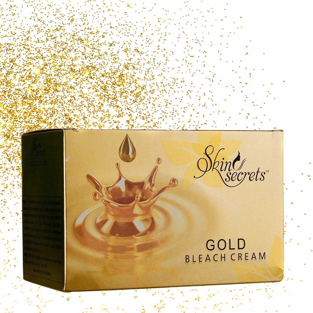 24 Carat Gold Bleach with Gold Dust & Lemon Oil – Skin Secrets India