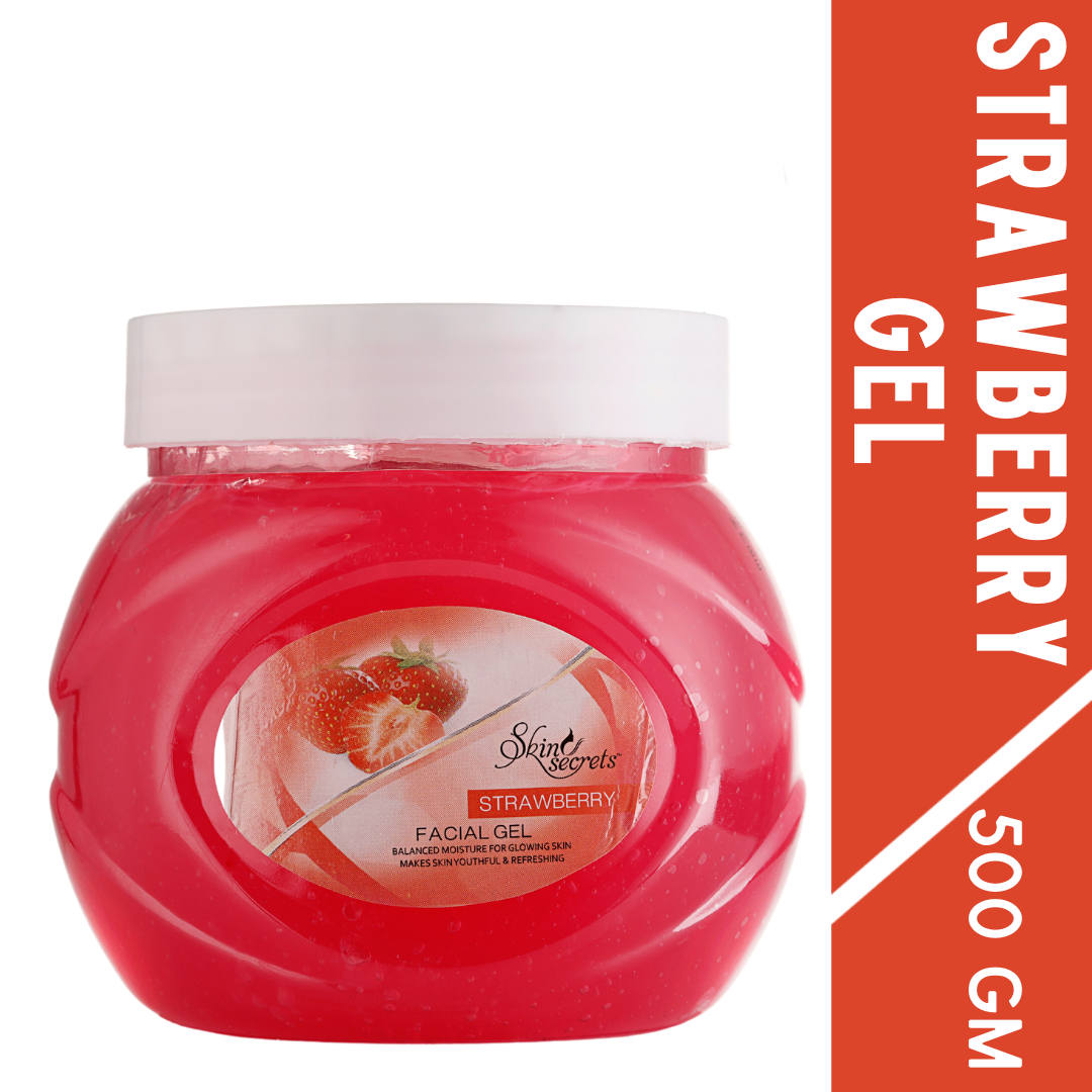 Strawberry Facial Massage Gel, 500gm – Skin Secrets India