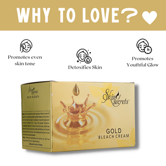 24 Carat Gold Bleach with Gold Dust & Lemon Oil – Skin Secrets India