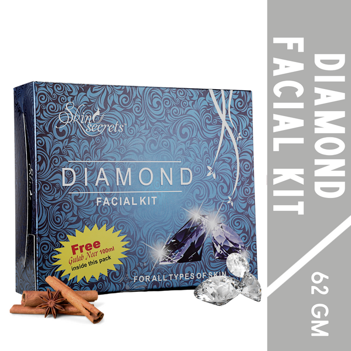 Diamond Facial Kit with Diamond Dust for lustrous looking skin – Skin ...