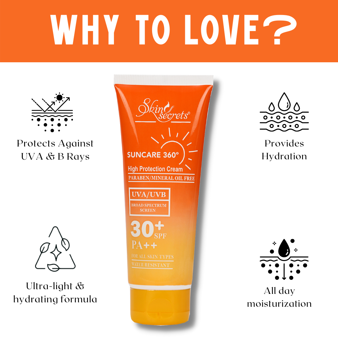 Buy Online Oil Free Sunscreen Cream | (SPF 30+) – Skin Secrets – Skin ...
