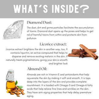 Diamond Facial Kit with Diamond Dust for lustrous looking skin – Skin ...